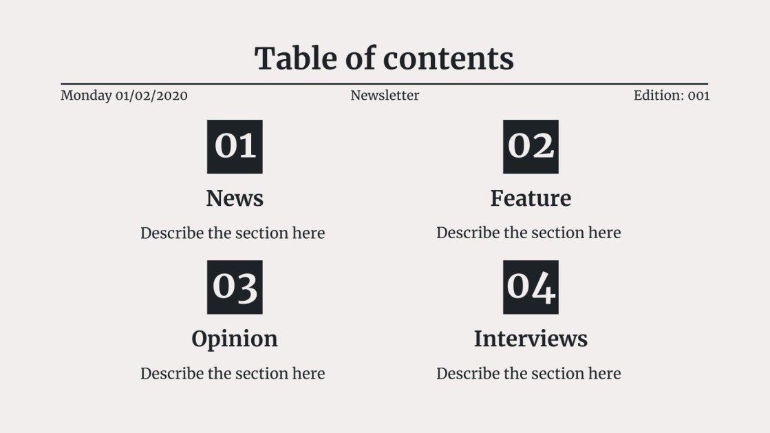 The Daily News Google Slides theme & PowerPoint template