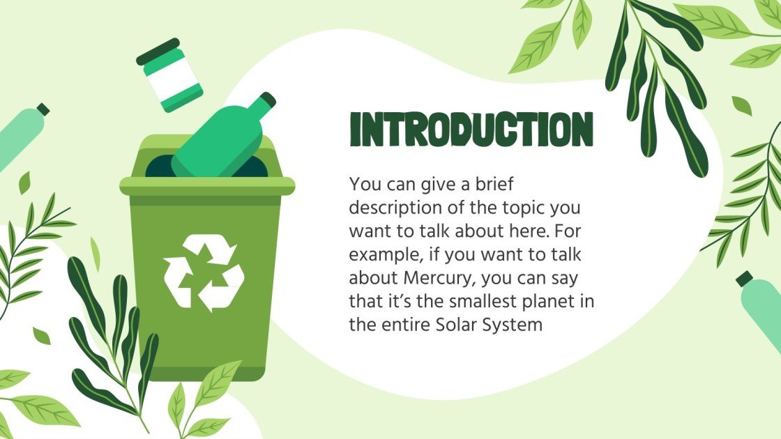 Reusing Plastic Bottles Workshop | Google Slides & PowerPoint