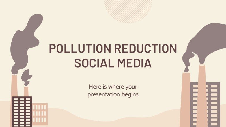 Modèles gratuits sur la Pollution pour Google Slides et PPT