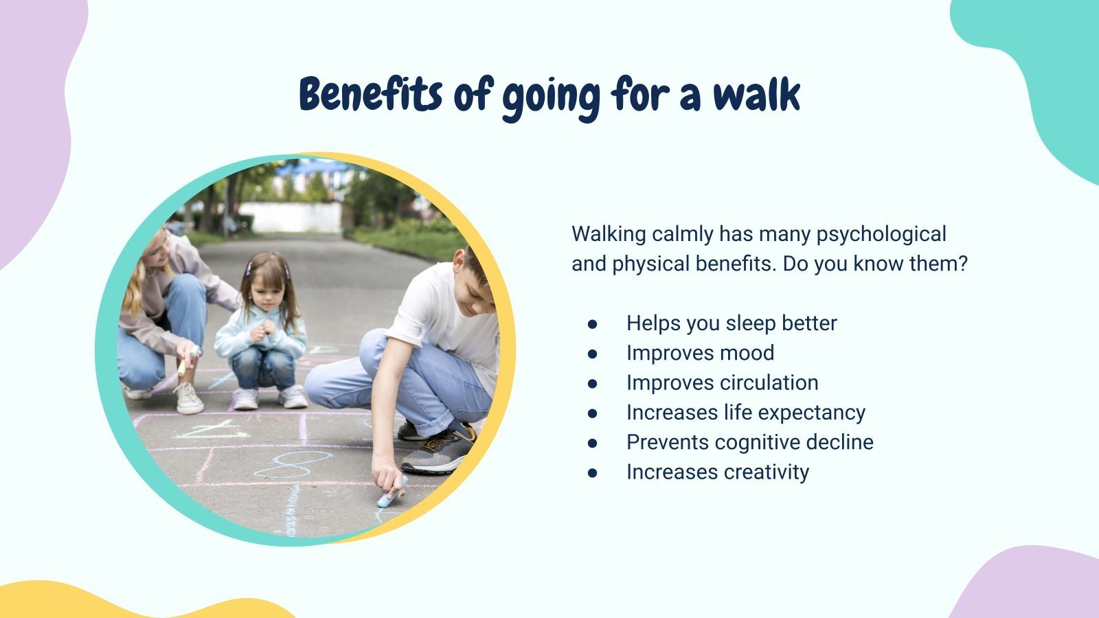 Take a Walk Today! | Google Slides and PowerPoint template