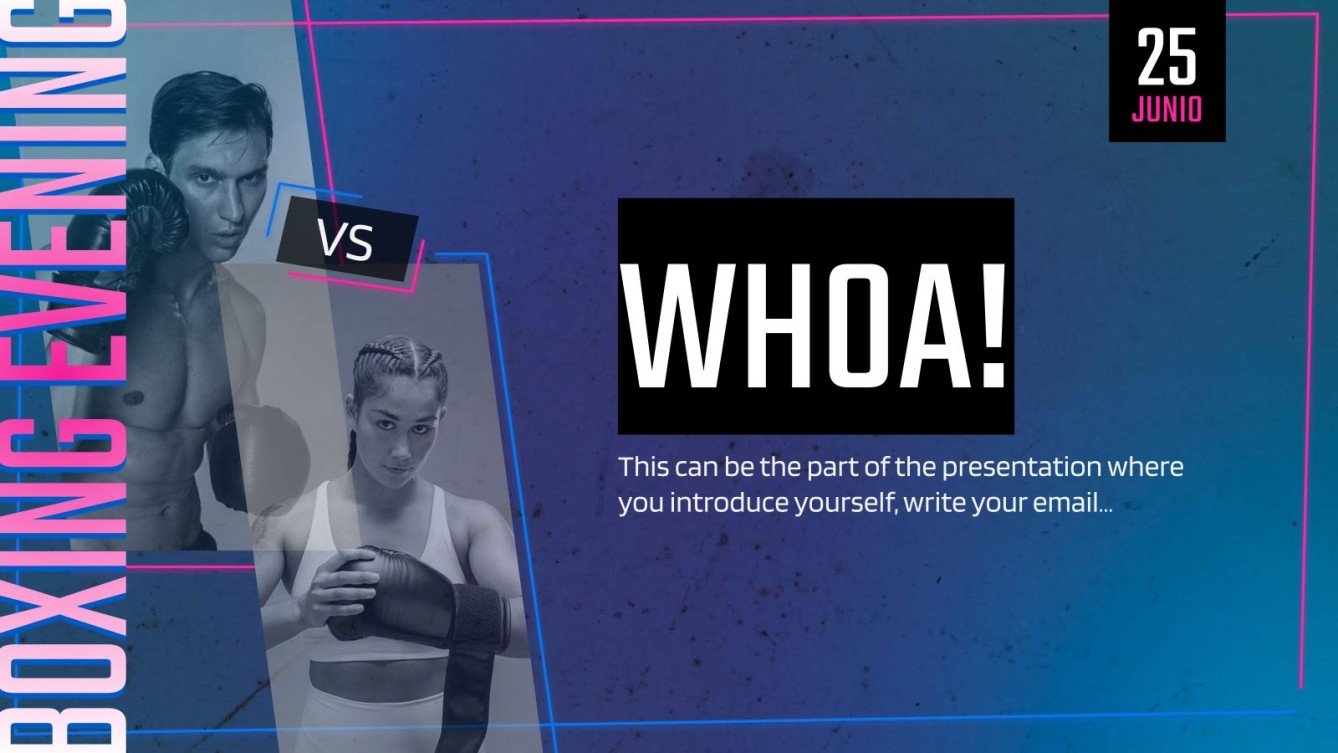 The Boxing Evening of The Year | Google Slides & PowerPoint