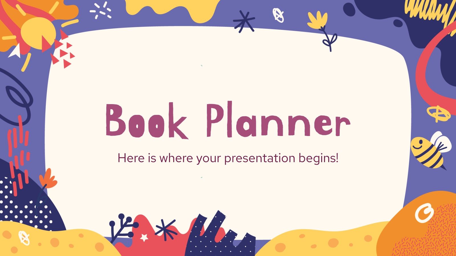 Elementary Level Planner Google Slides & PowerPoint template