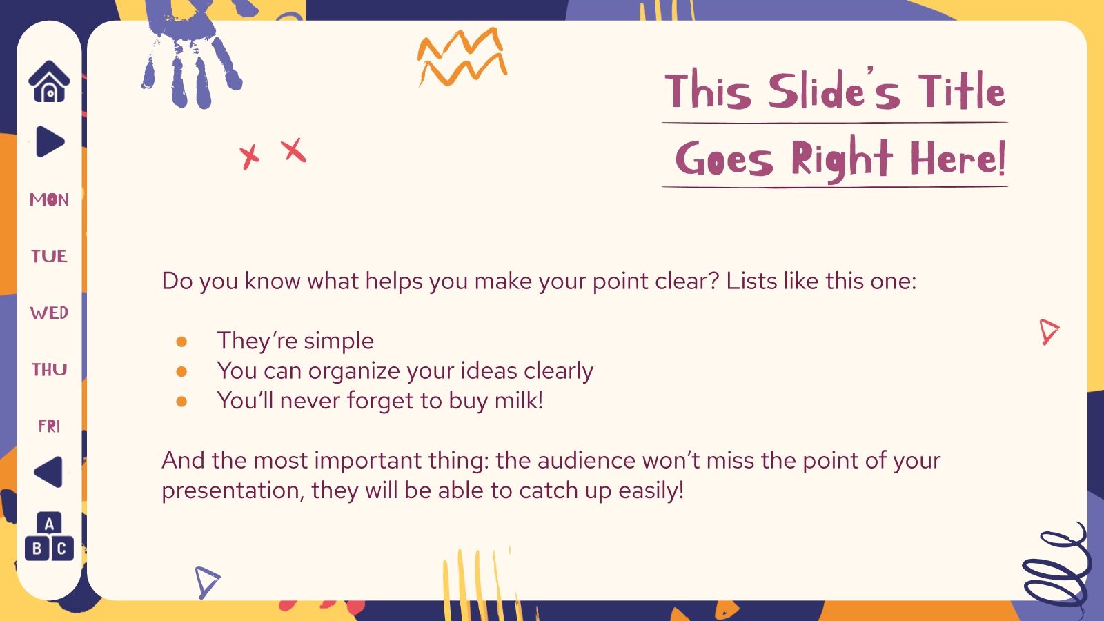 Elementary Level Planner Google Slides & PowerPoint template