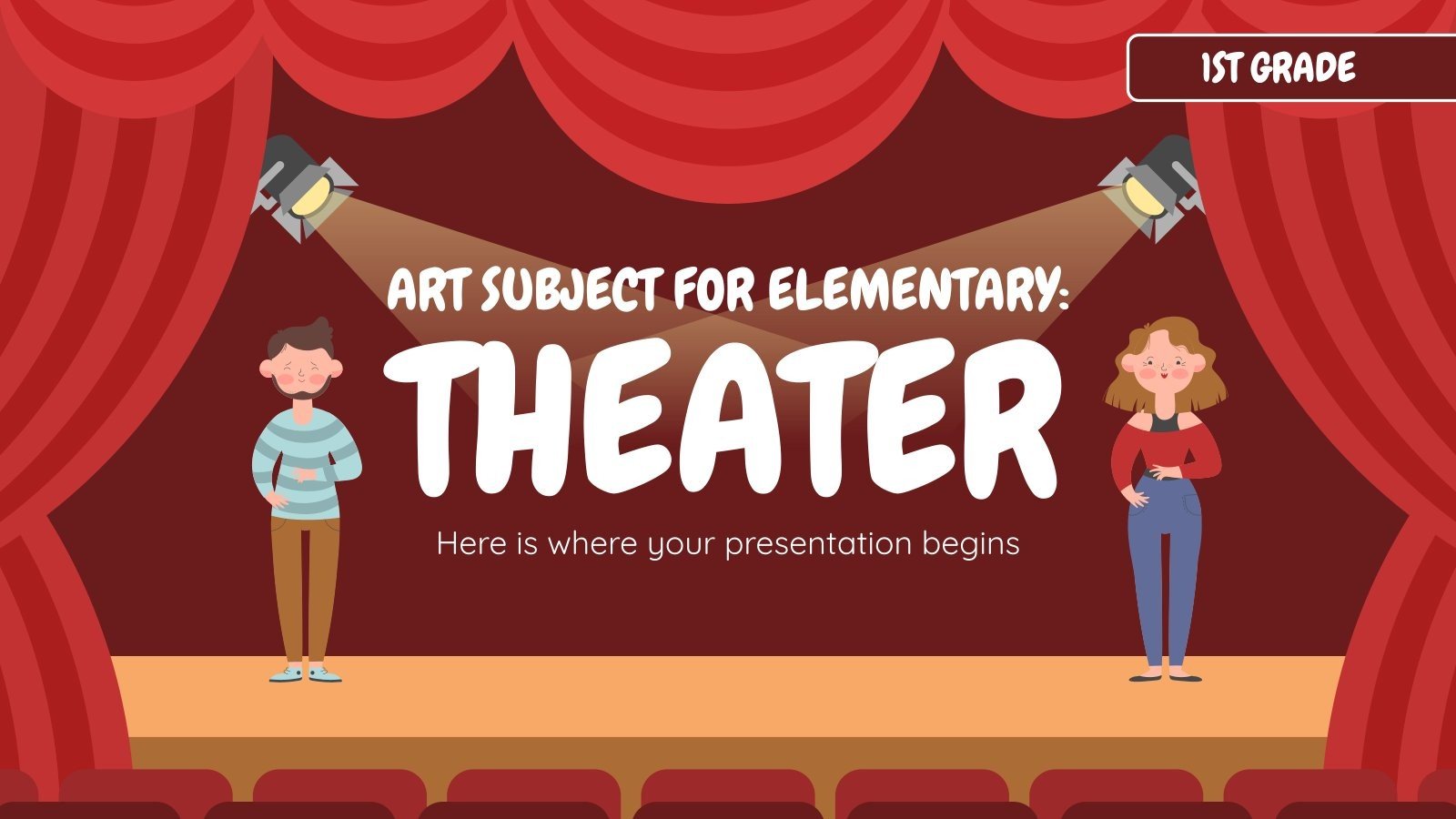 Art Subject for 1st Grade: Theater | Google Slides & PPT