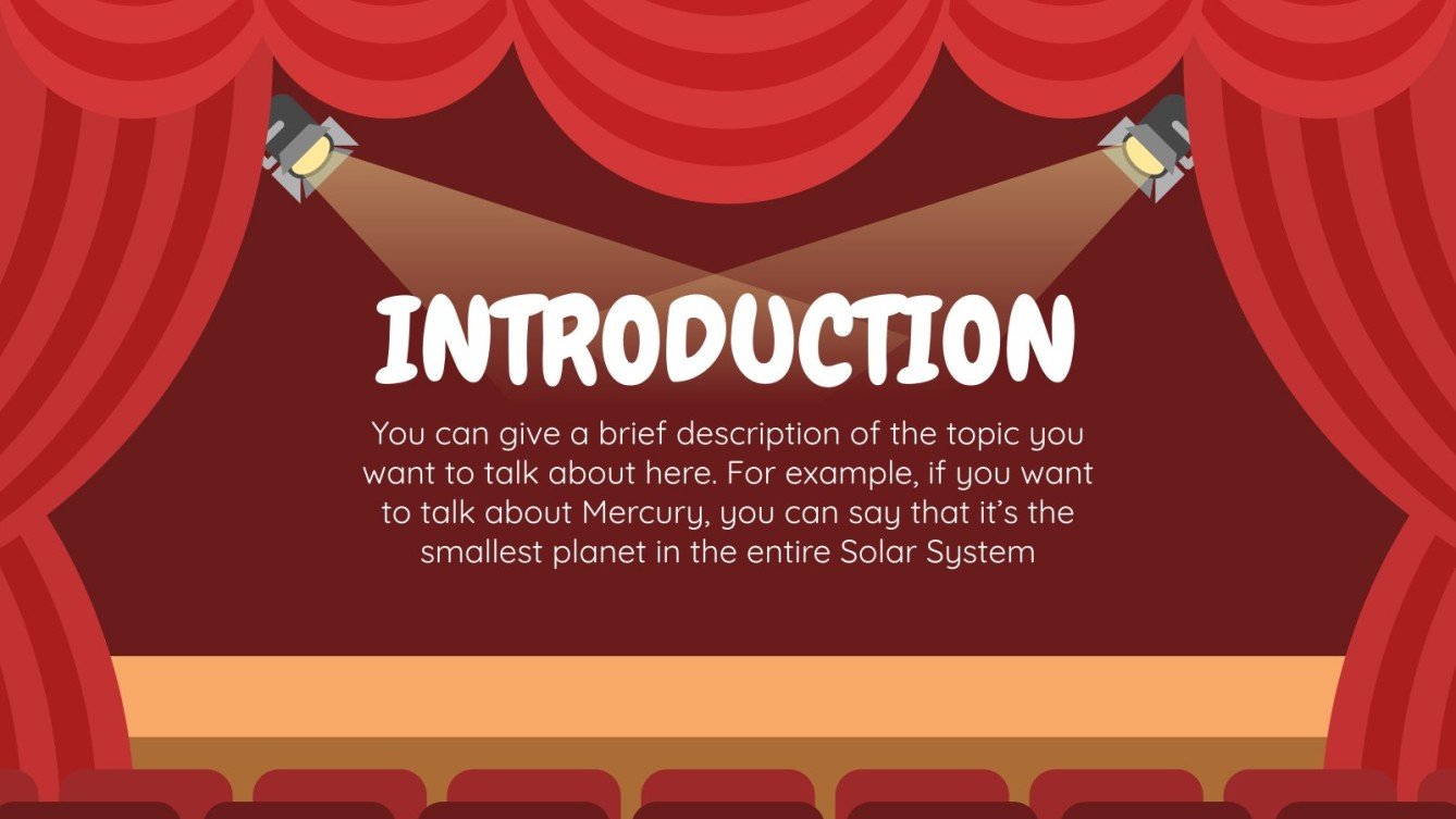 Art Subject for 1st Grade: Theater | Google Slides & PPT