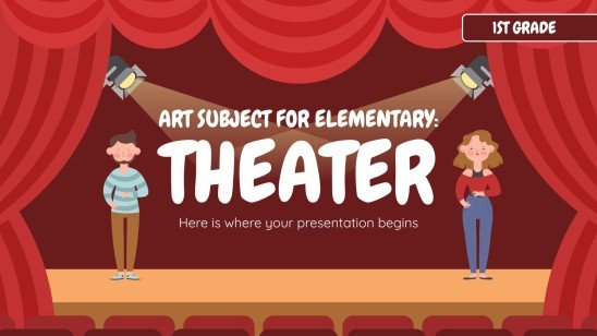 Free templates about theater for Google Slides and PowerPoint