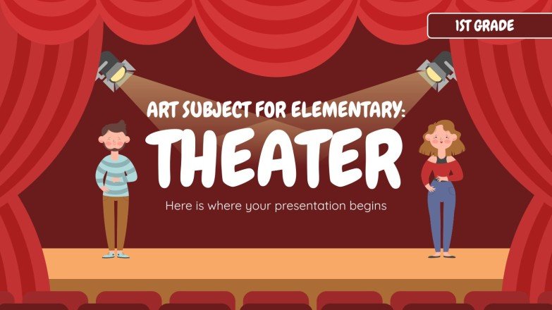 Free templates about theater for Google Slides and PowerPoint