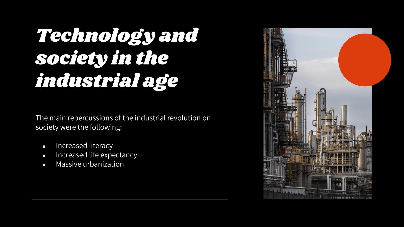 Middle School - 8th Grade: Industrialization and Its Effects