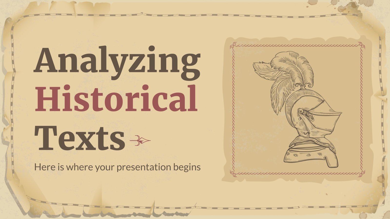 Analyzing Historical Texts | Google Slides & PowerPoint