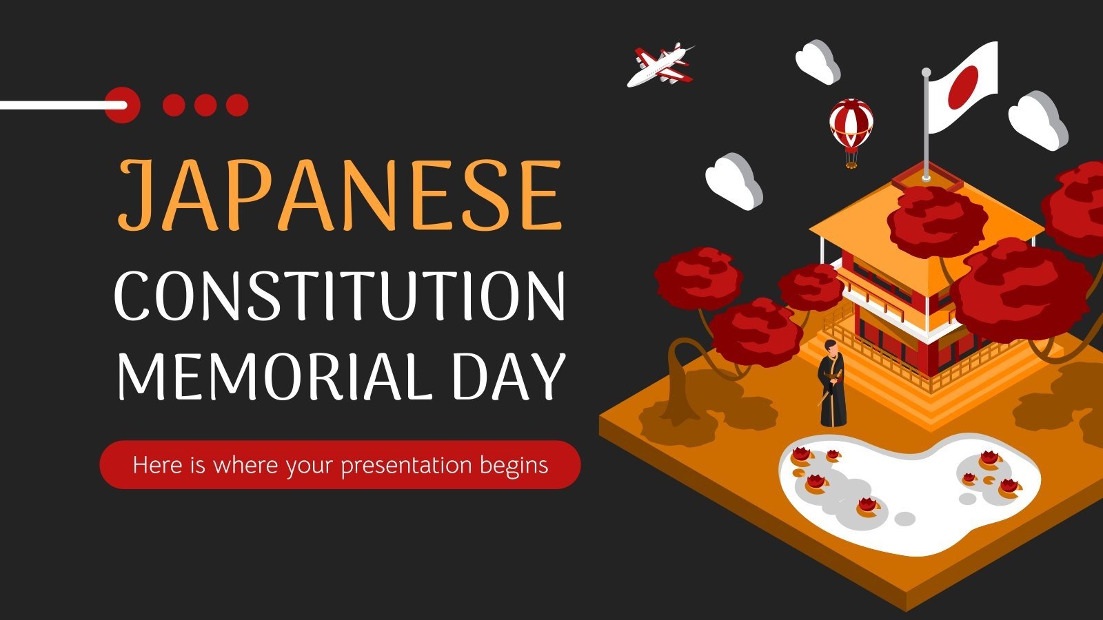 Free templates about Japan for Google Slides and PowerPoint