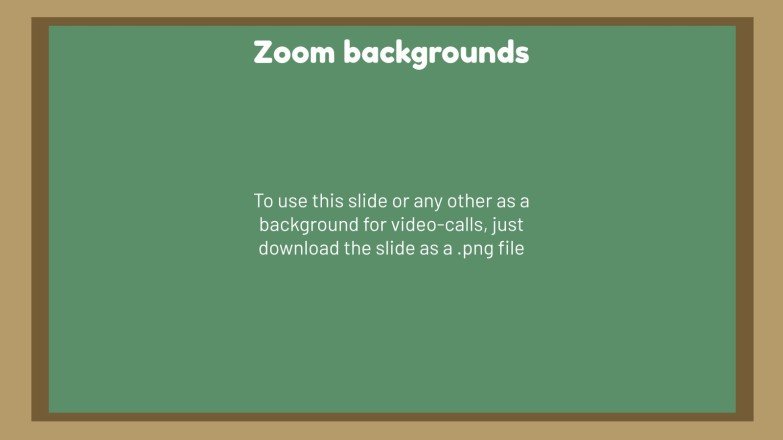 School Backgrounds for Virtual Classroom Google Slides & PPT