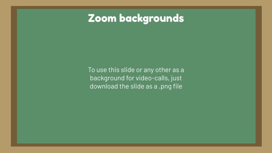 School Backgrounds for Virtual Classroom Google Slides & PPT