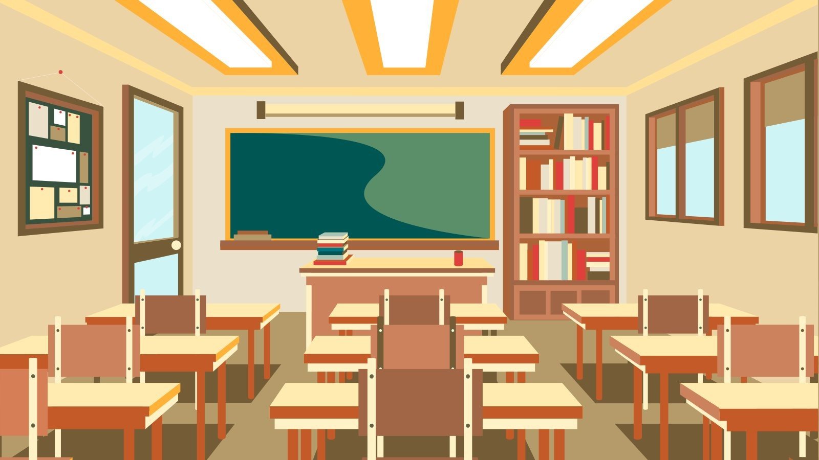 School Backgrounds for Virtual Classroom Google Slides & PPT