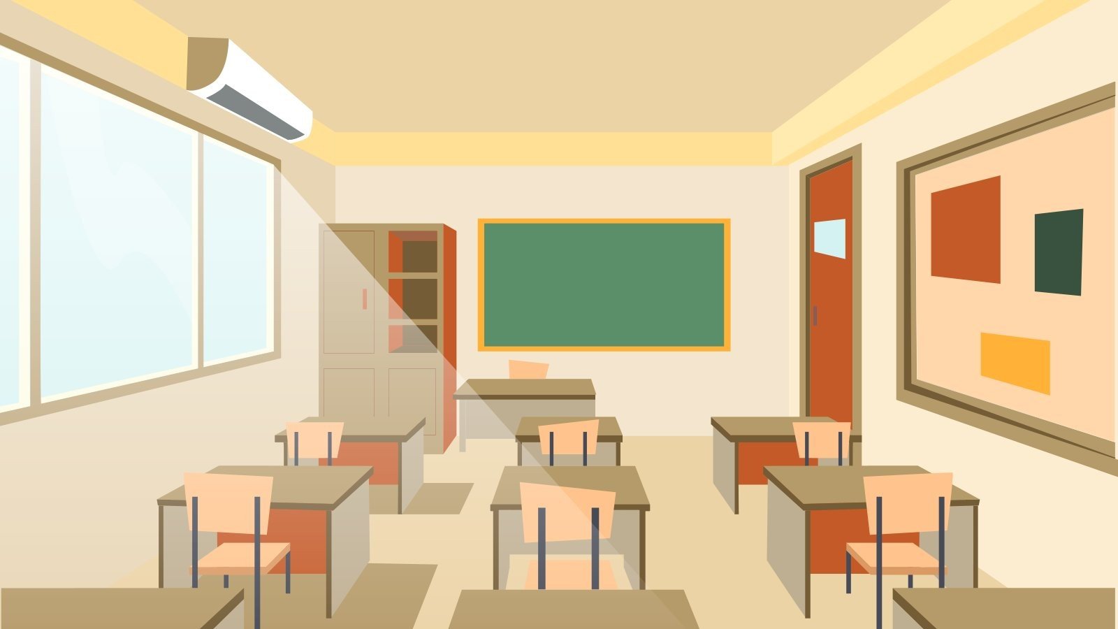 School Backgrounds for Virtual Classroom Google Slides & PPT