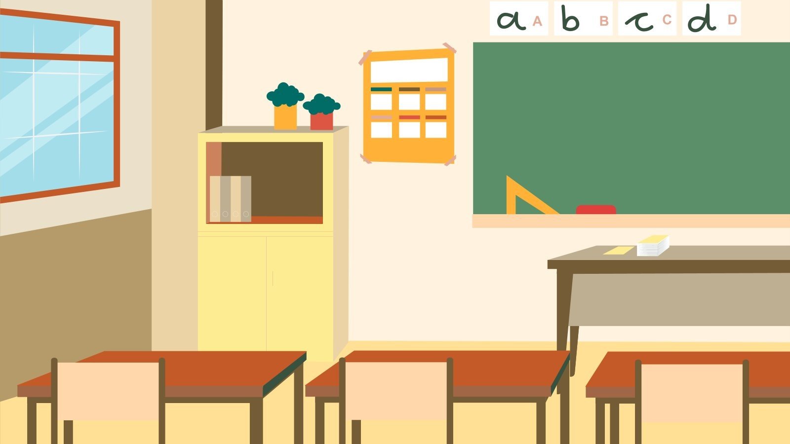 School Backgrounds for Virtual Classroom Google Slides & PPT