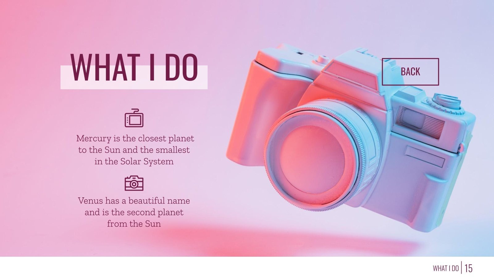 Designer Portfolio Google Slides and PowerPoint Template