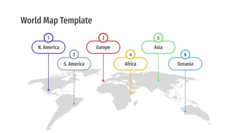 Free World Maps for Google Slides and PowerPoint