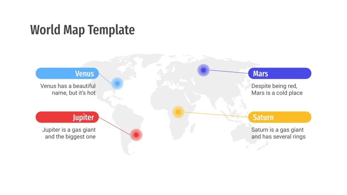 Free World Maps for Google Slides and PowerPoint