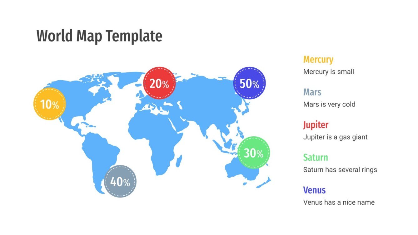 Free World Maps for Google Slides and PowerPoint