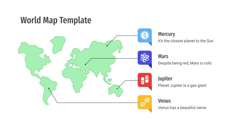 Free World Maps for Google Slides and PowerPoint