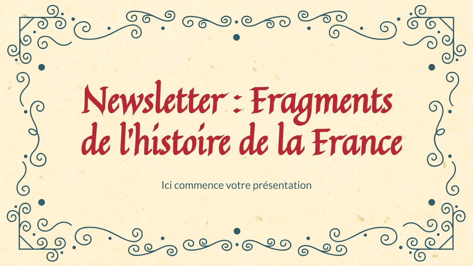 Modèles gratuits de Google Slides et PPT liés au français