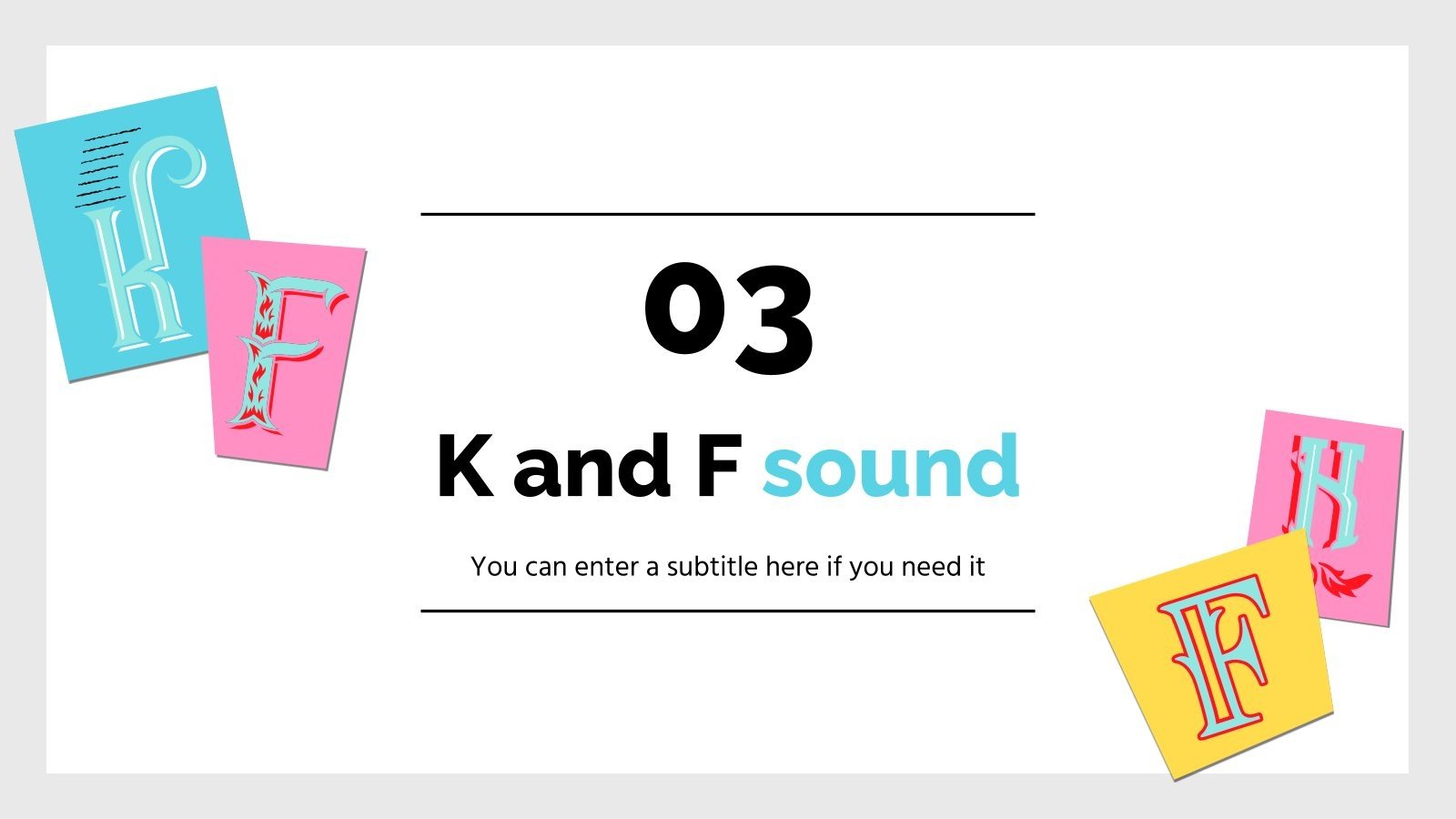 Primaria: sonidos de k y f | Google Slides y PowerPoint