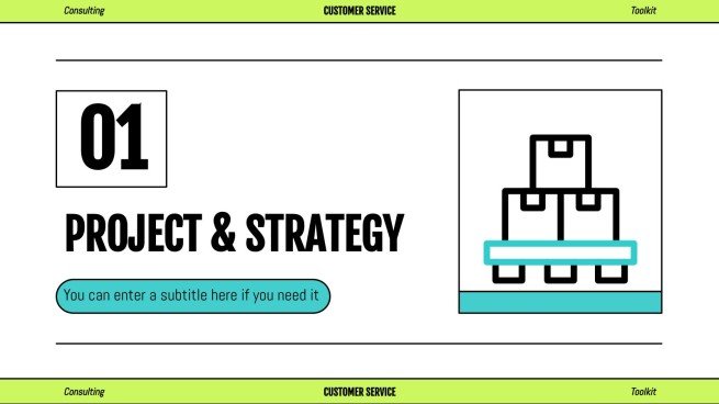 Customer Service Consulting Toolkit with Animated Icons