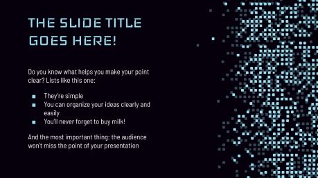 Tech Pattern Google Slides theme & PowerPoint template