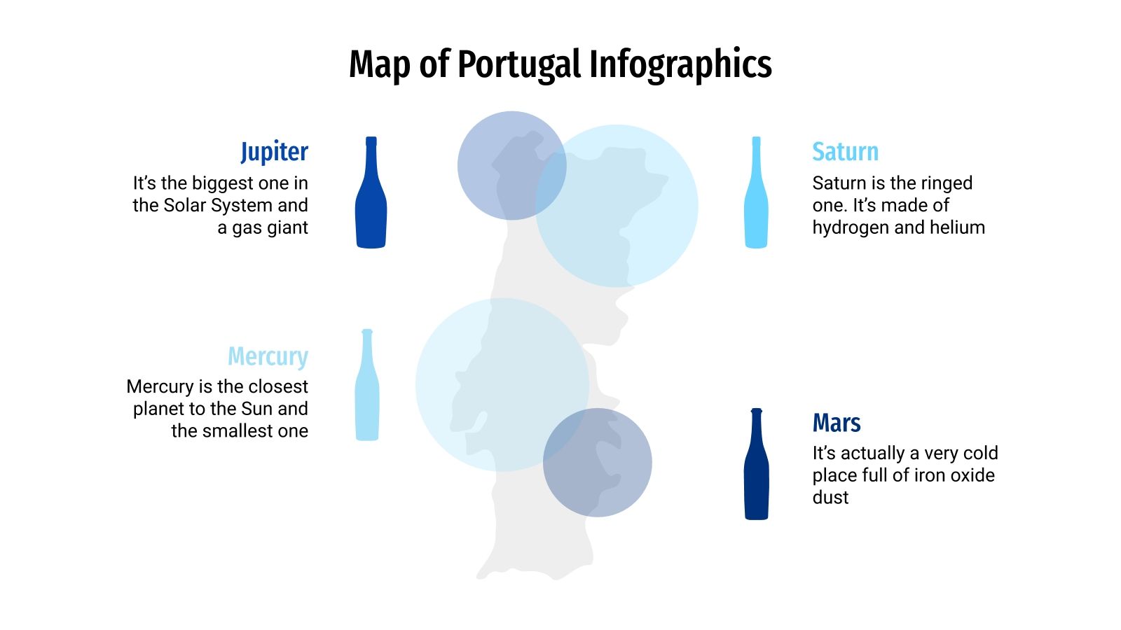 Free Map of Portugal Infographics for Google Slides and PowerPoint