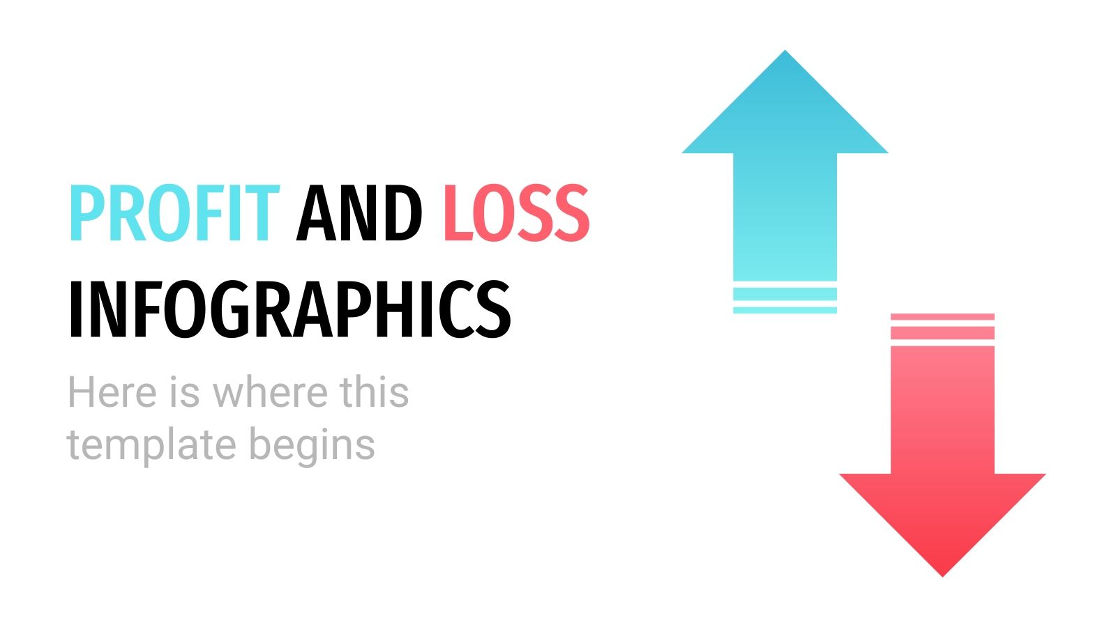 Free Profit & Loss Infographics for Google Slides and PowerPoint