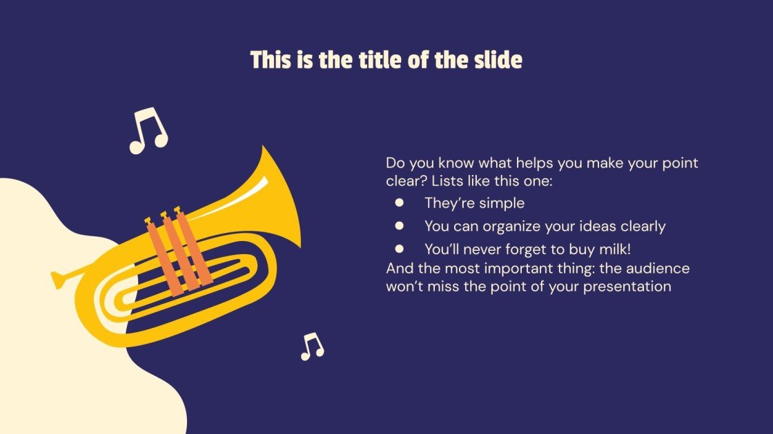 Music School Google Slides Theme and PowerPoint Template