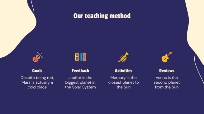 Escuela de música | Plantilla gratis de Google Slides y PowerPoint