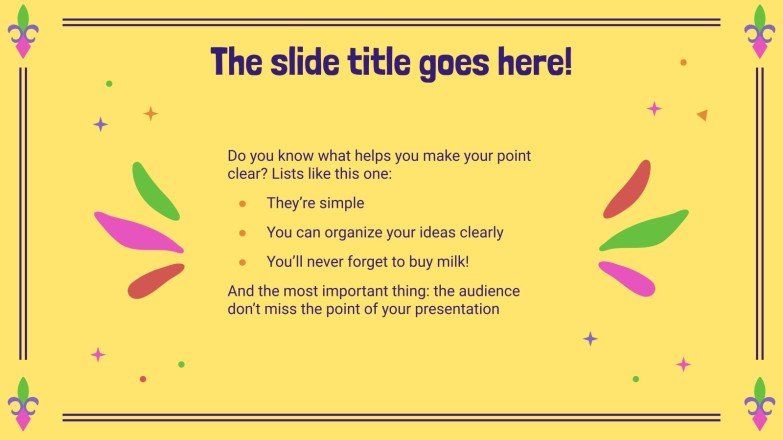 Carnival Season Google Slides theme & PowerPoint template