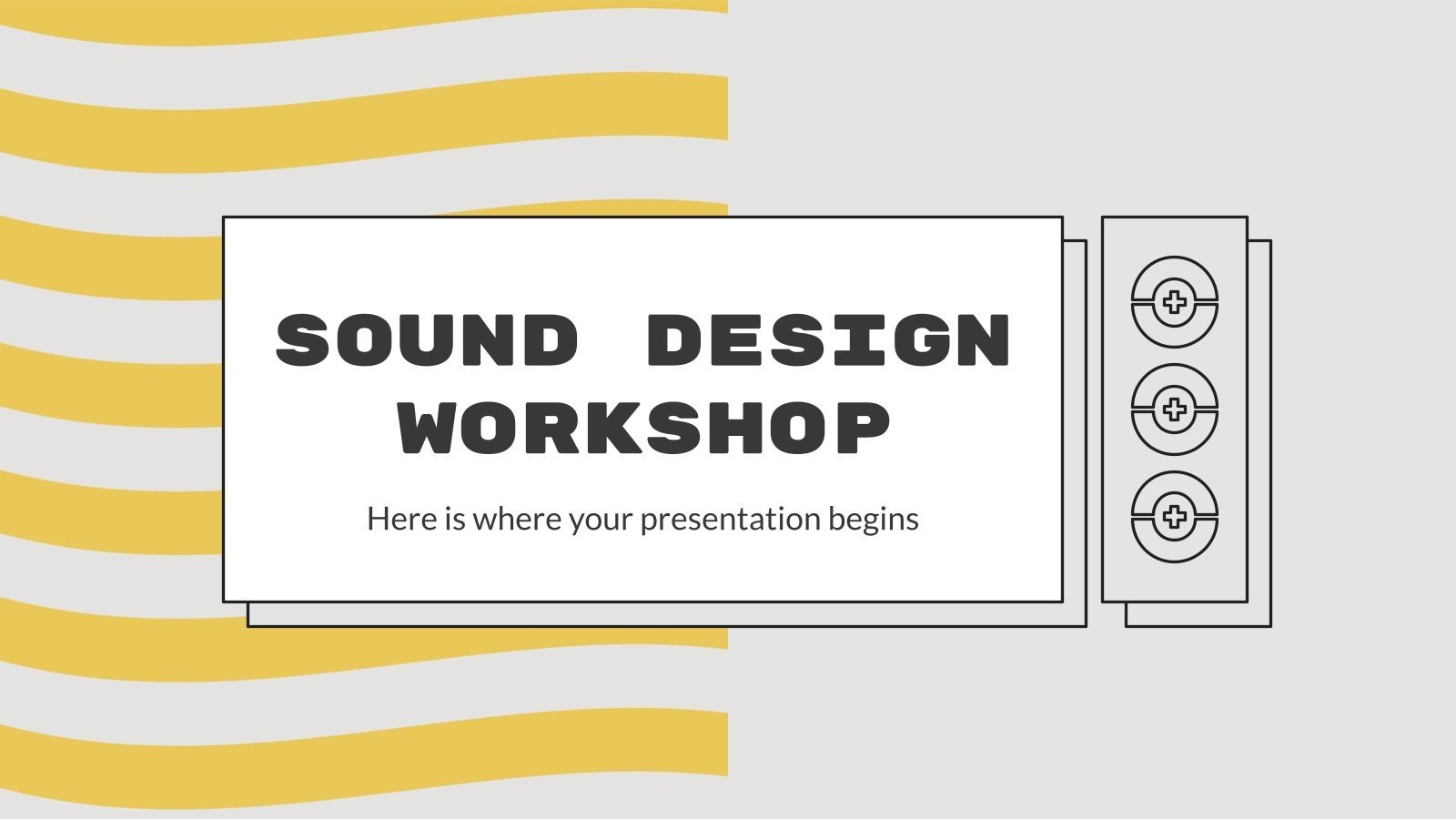 Sound Design Workshop Google Slides & PowerPoint template