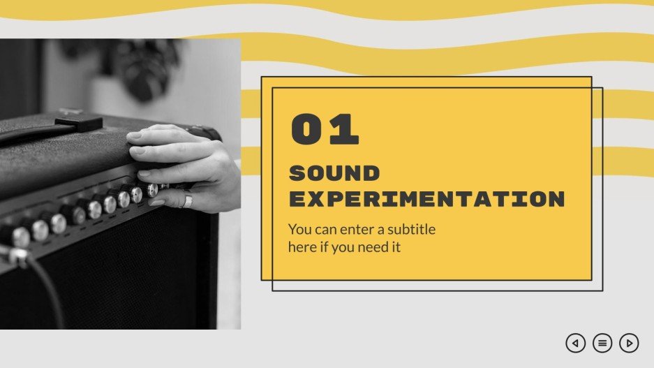 Sound Design Workshop Google Slides & PowerPoint template
