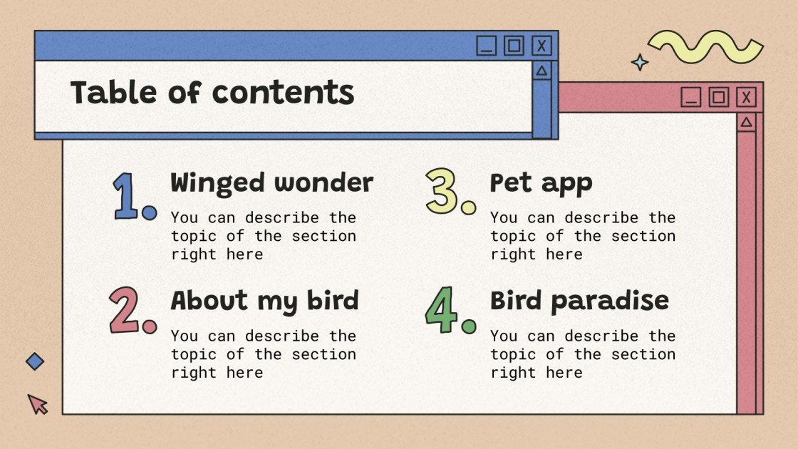 My Feathered Friend | Google Slides & PPT