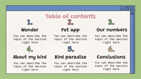 My Feathered Friend | Google Slides & PPT