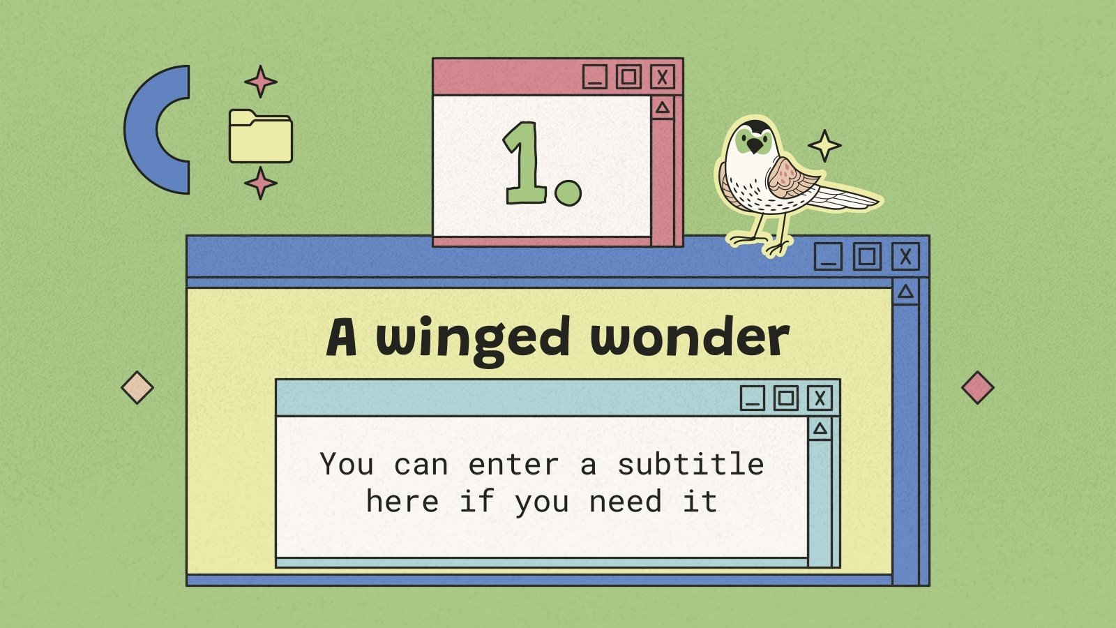 My Feathered Friend | Google Slides & PPT