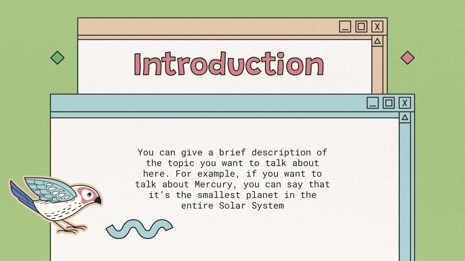 My Feathered Friend | Google Slides & PPT