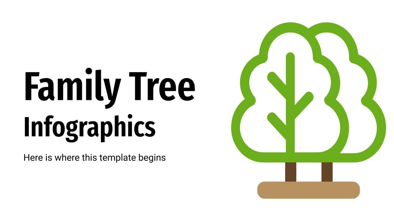 Plantillas de Google Slides y PowerPoint sobre árboles
