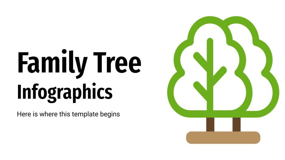 Plantillas de Google Slides y PowerPoint sobre árboles