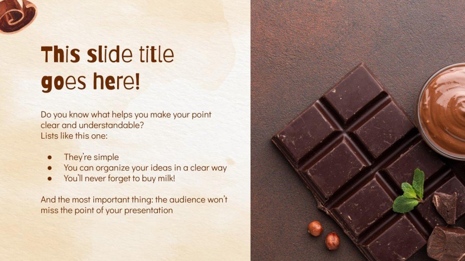Making Chocolate Workshop | Google Slides and PowerPoint