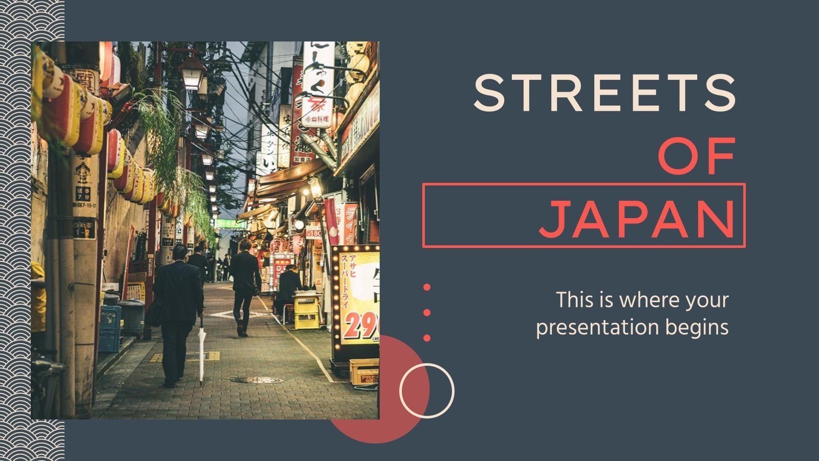 Streets of Japan Google Slides theme & PowerPoint template
