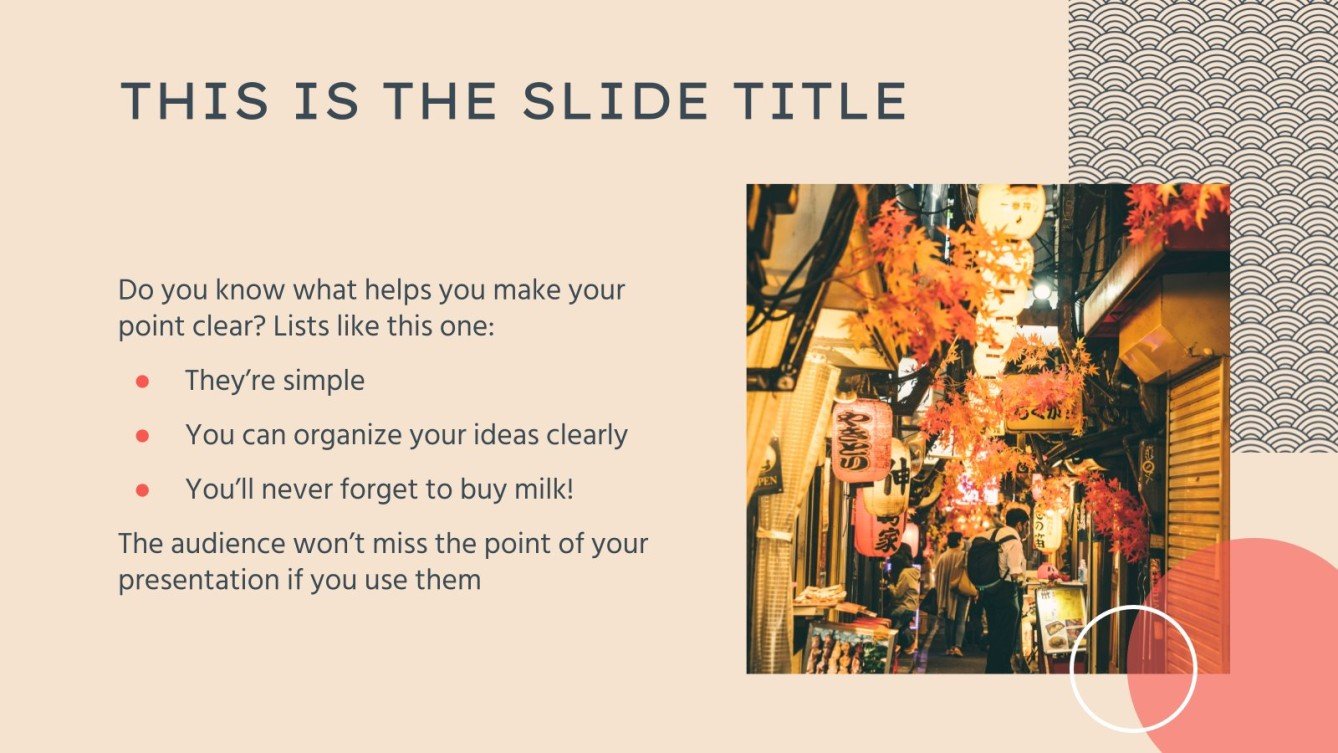 Streets of Japan Google Slides theme & PowerPoint template