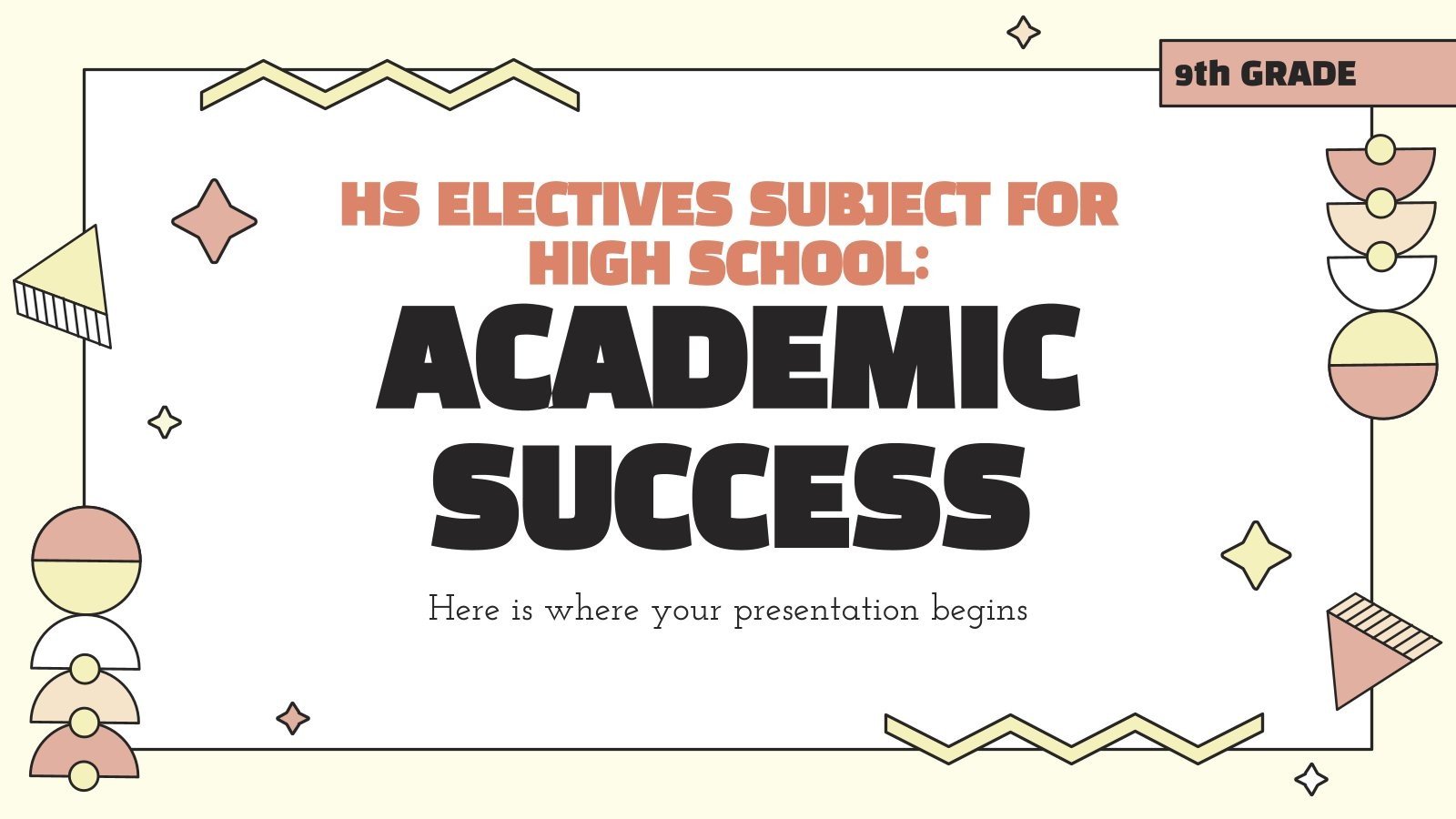 Modelos grátis de Disciplinas eletivas para Google Slides e PPT