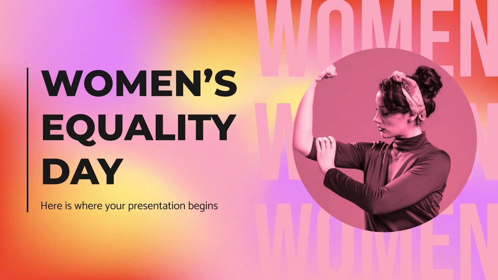 Women's Equality Day | Google Slides & PowerPoint template