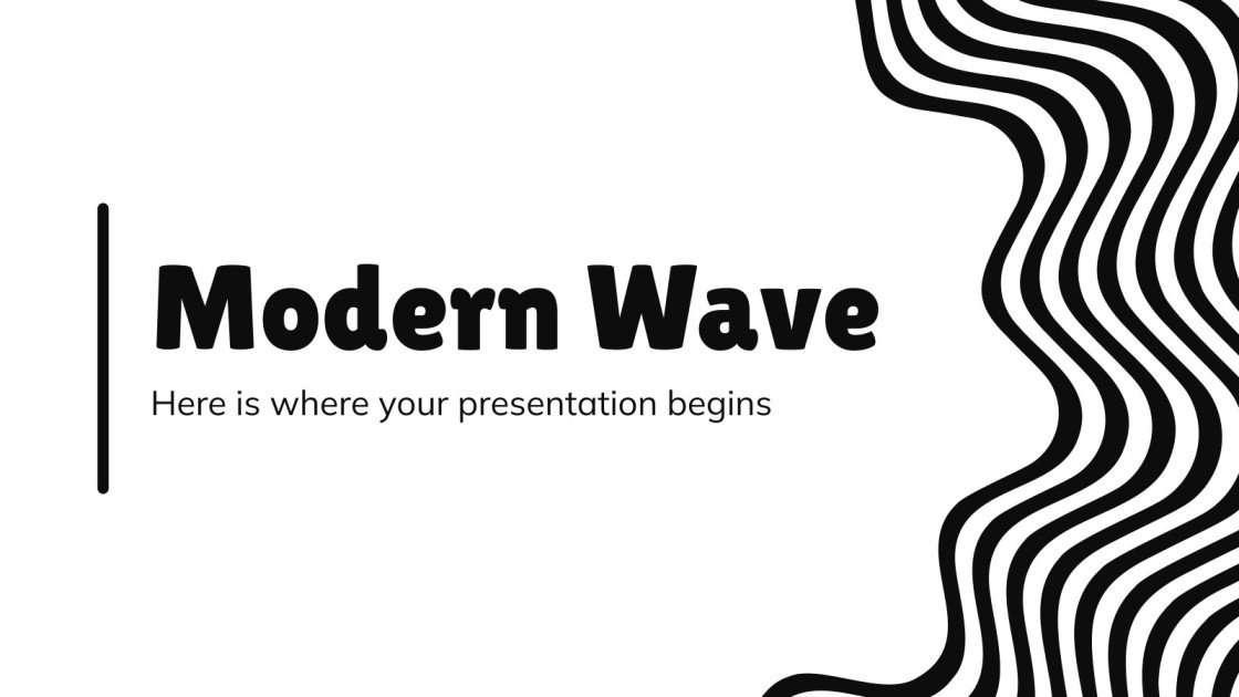 Modern Wave Google Slides Theme and PowerPoint Template