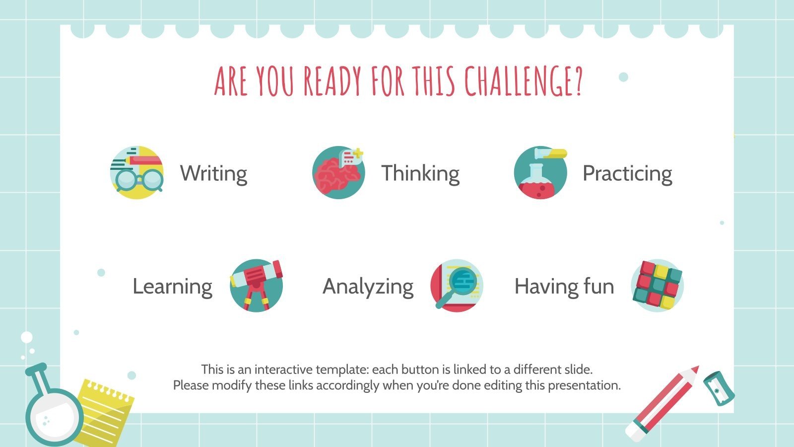 Student Choice Board Google Slides and PowerPoint template