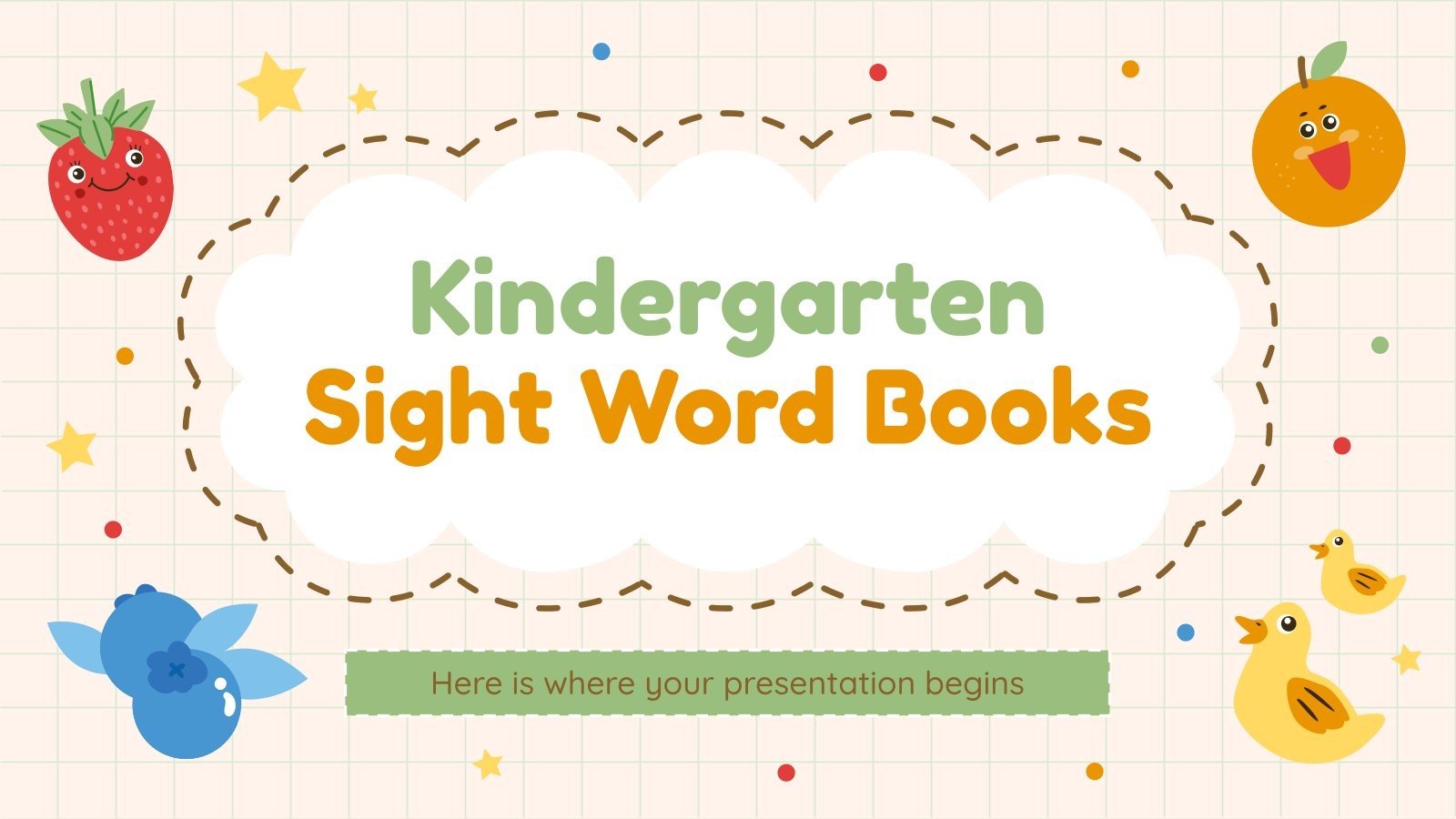 Kindergarten Sight Word Books | Google Slides & PowerPoint
