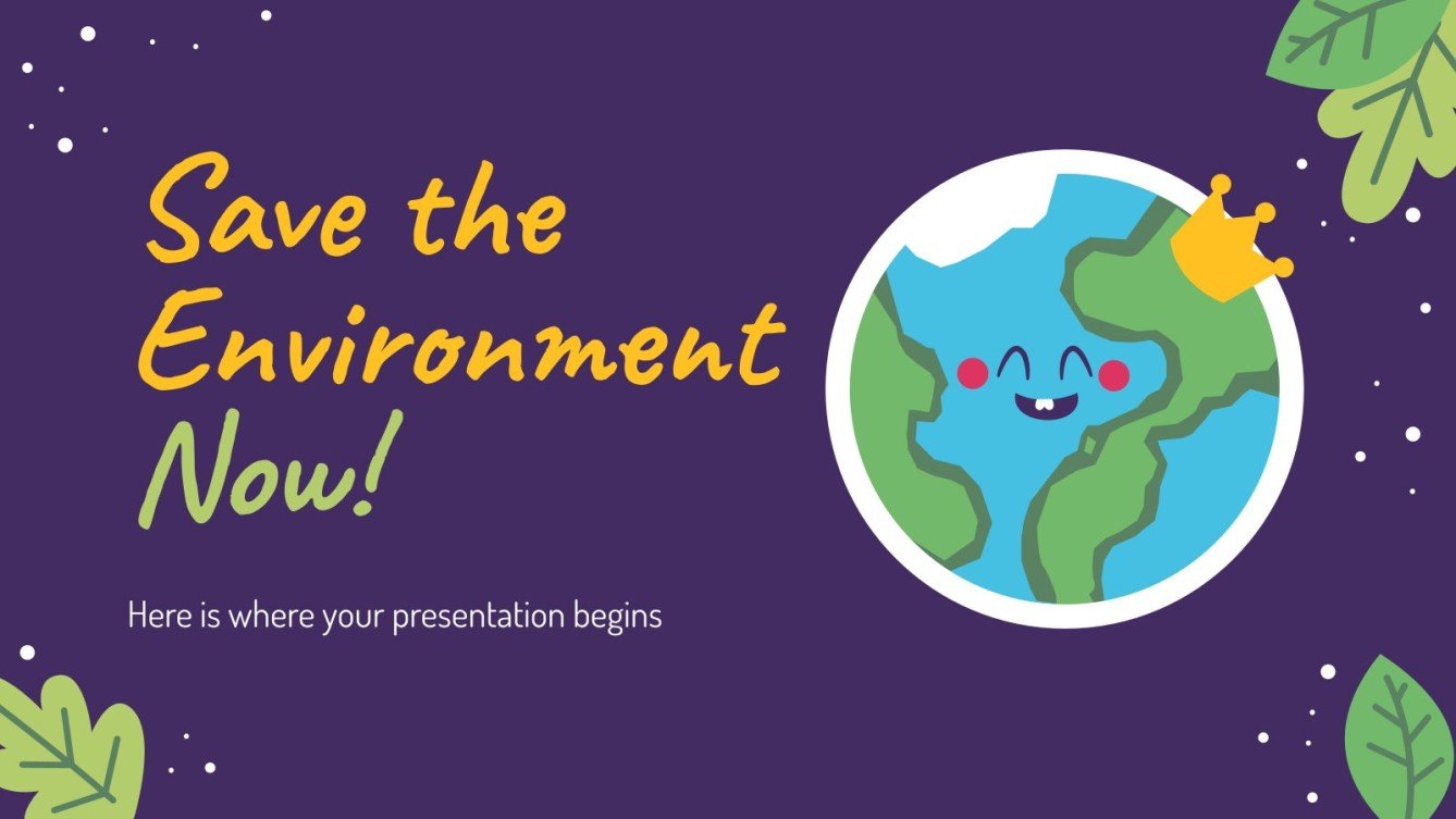 Plantillas gratis de Medio Ambiente para Google Slides y PowerPoint